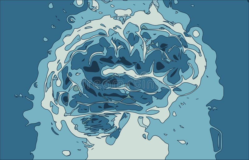 Crazy brain stock illustration. Illustration of brain - 50444738