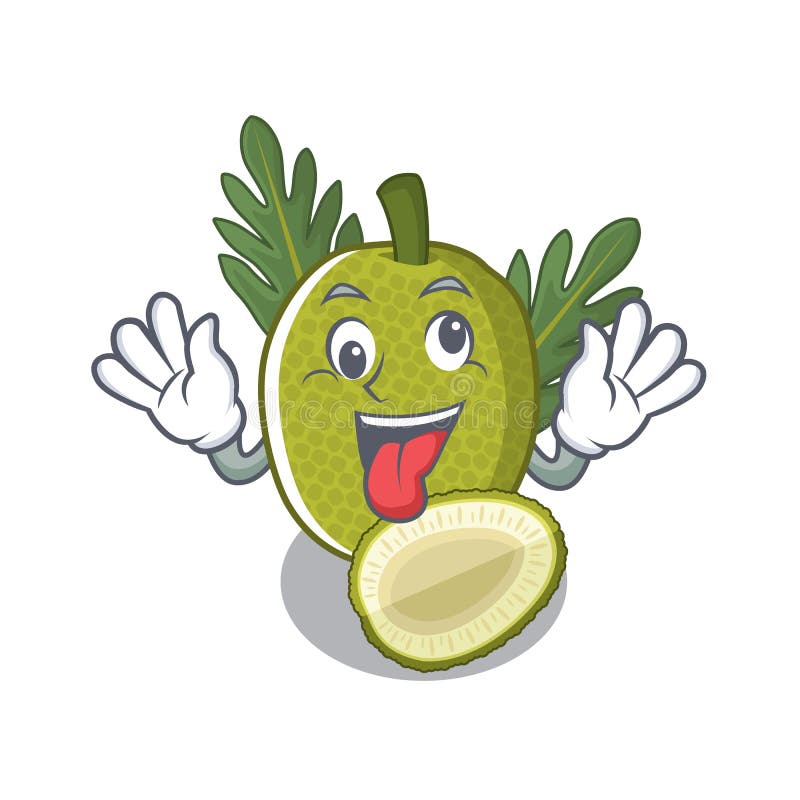 Crazy Breadfruit Isolated with in the Mascot Stock Vector ...
