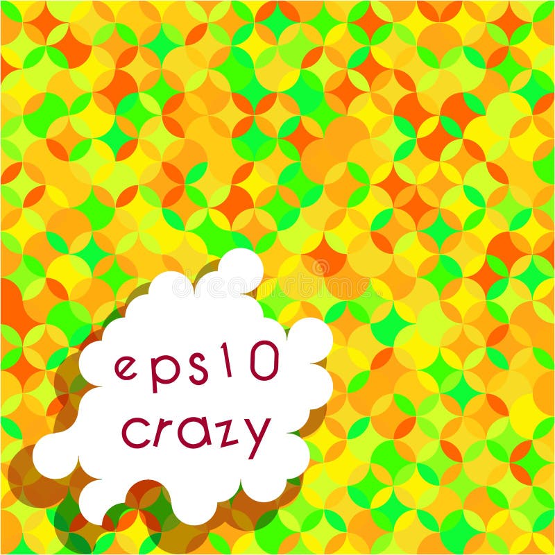 Crazy Bright Multicolored Pattern Stock Vector - Illustration of ...