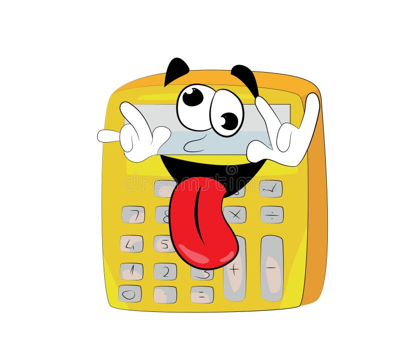 Calculator Cartoon