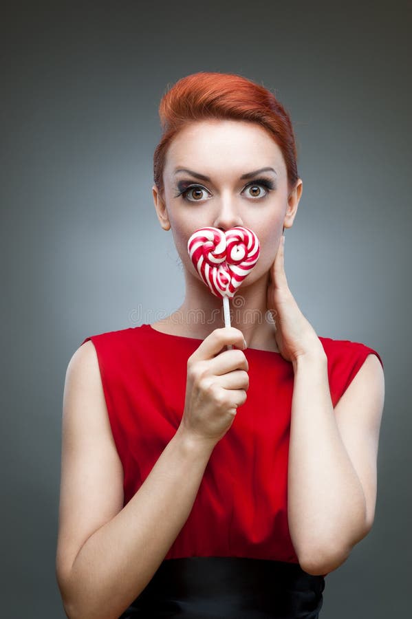 Crazy candy woman stock image. Image of crazy, female - 27863971