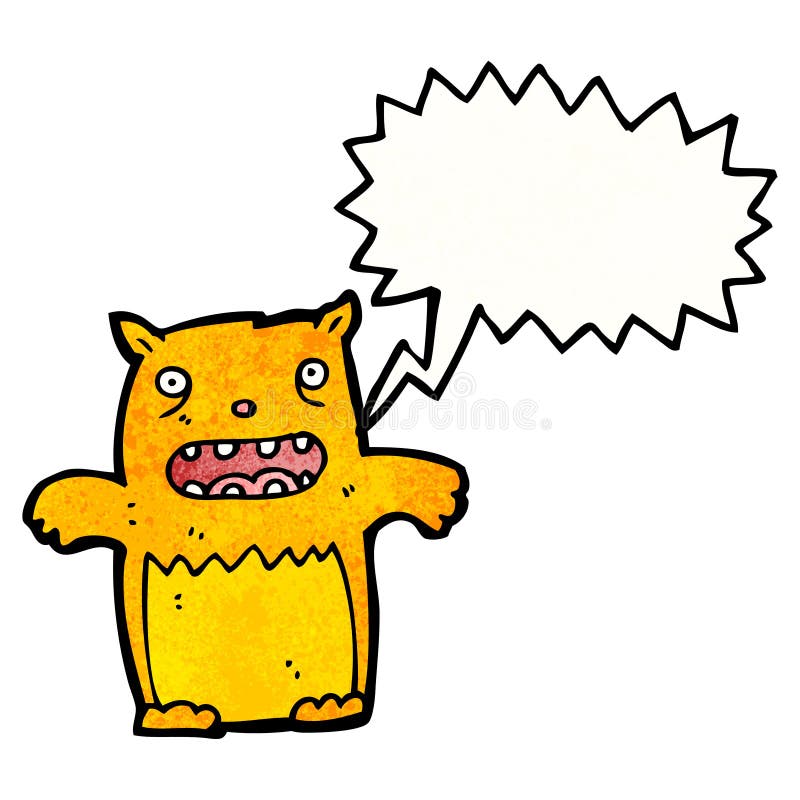 Crazy cartoon cat stock vector. Illustration of cartoon - 38040624