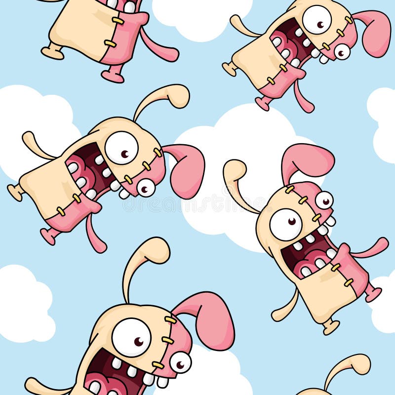 Crazy Bunny stock vector. Illustration of humor, cartoon - 4454213