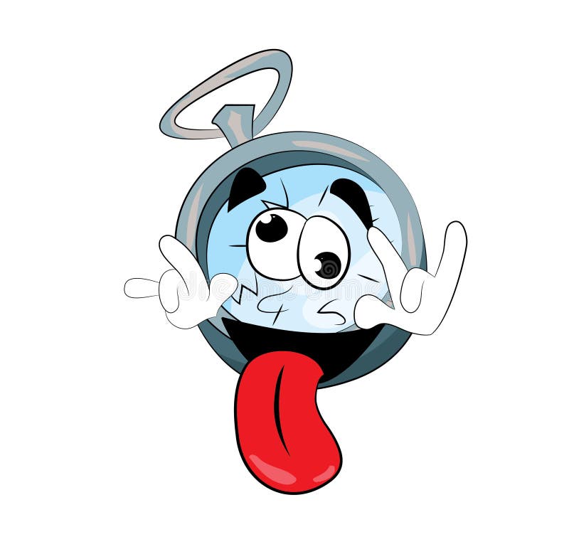 Crazy cartoon stock illustration. Illustration of cartoon - 84430398