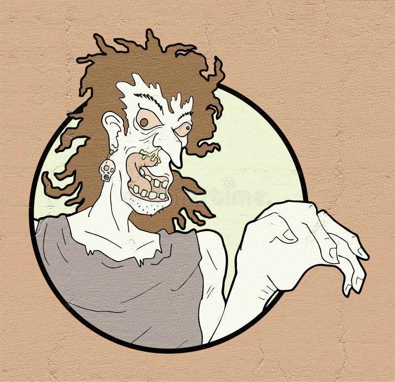 Crazy Character Illustration Stock Vector - Illustration of celebrating ...