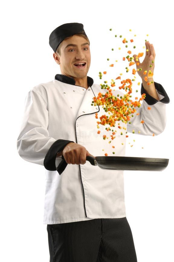 Crazy Chef stock photo. Image of cook, male, happy, career - 16955148