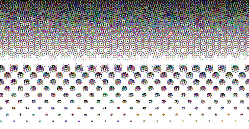 Crazy Colour Half Tone Dot Background Stock Vector - Illustration of ...