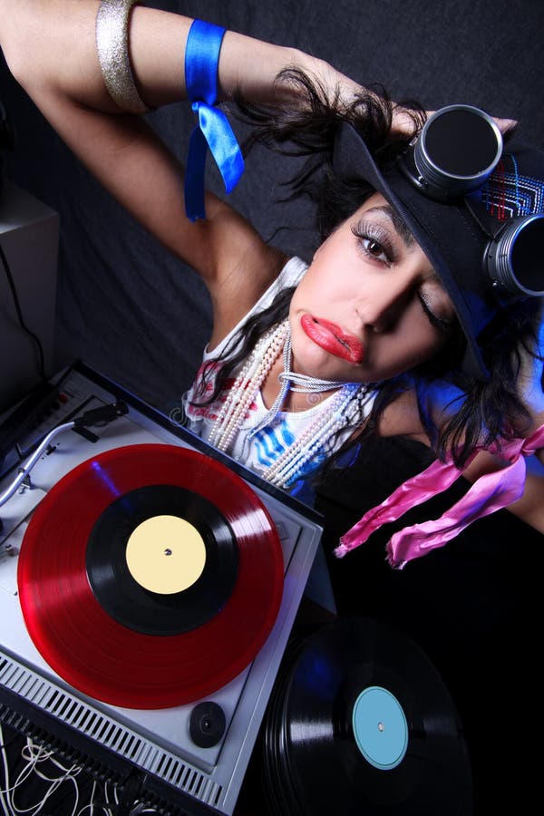 Crazy cool DJ stock image. Image of club, funky, nightclub - 9215535