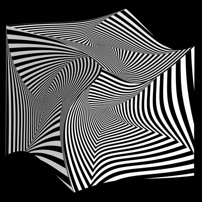 Distorted Cube Stock Illustrations – 405 Distorted Cube Stock ...