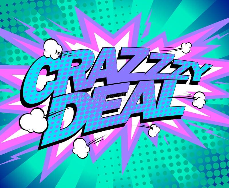 Crazy Deal Vector Banner Concept Stock Vector - Illustration of cloud ... Crazy Deal Vector Banner Concept Stock Vector - Illustration of cloud ...