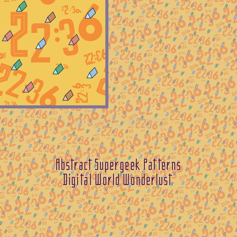 Crazy Digital Pattern with Strange Geometry Stock Vector - Illustration ...