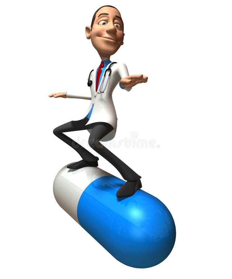 Crazy doctor stock illustration. Illustration of diagnose - 4407775
