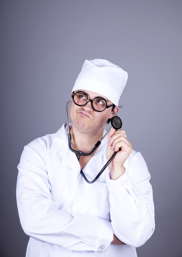 Crazy Doctor With A Stethoscope. Picture Image: 16883625