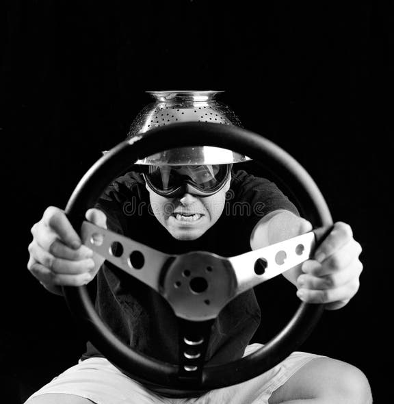 Crazy Driver stock image. Image of driver, unusual, mouth - 1617539