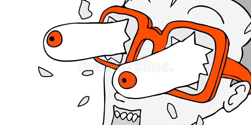 Crazy laugh stock vector. Illustration of laugh, short - 37351843