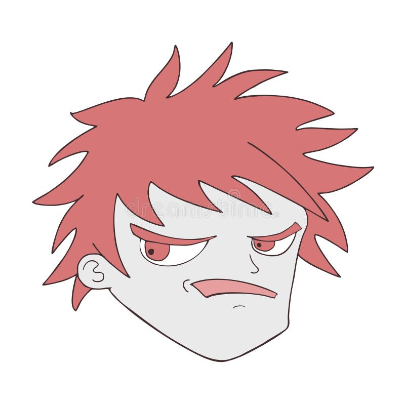 Crazy expression draw stock vector. Illustration of character - 139996874