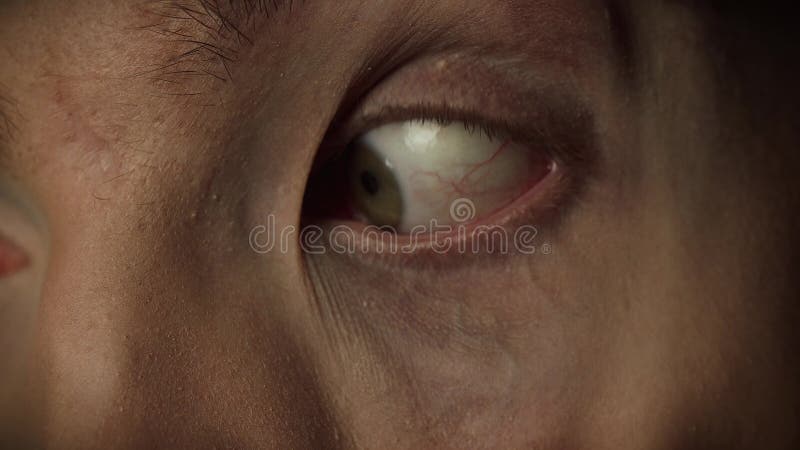 Crazy Eye Rotation stock video. Video of gorgeous, model - 79037439