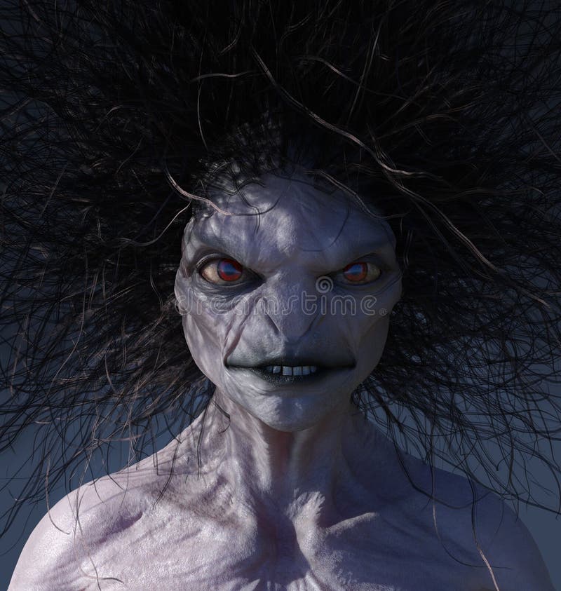 Crazy Eyes Mutant stock illustration. Illustration of fantasy - 116437050