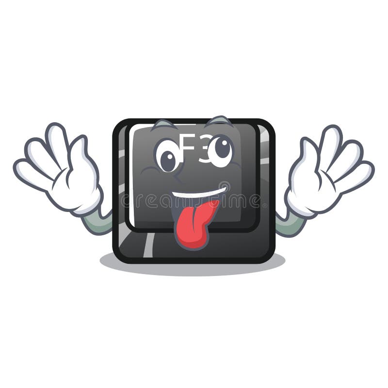 Crazy Computer Mouse Cartoon Stock Illustration - Illustration of ...