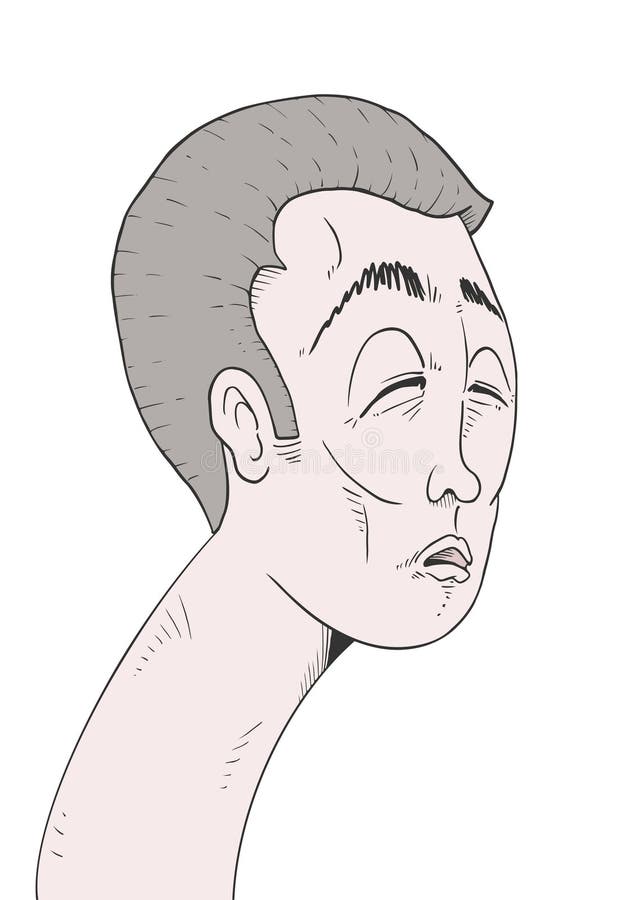 Crazy face draw stock vector. Illustration of smile - 327581087