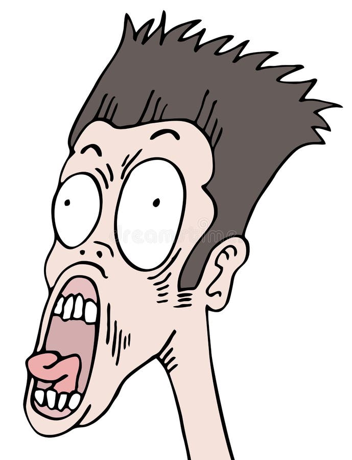 Crazy face expression stock vector. Illustration of looking - 66637377