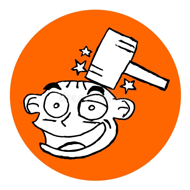 Crazy face icon stock vector. Illustration of face, original - 22575009