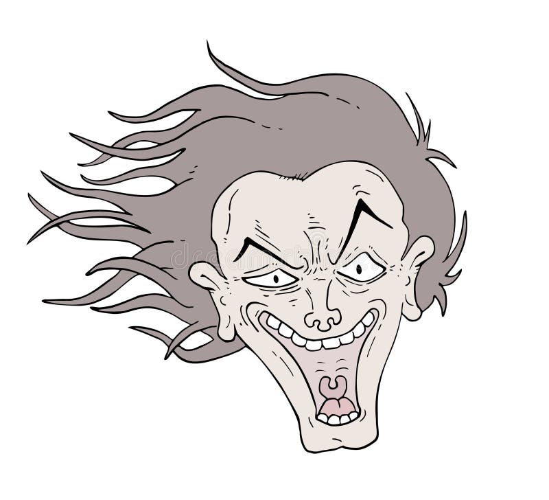 Crazy face joking stock vector. Illustration of creative - 277575740