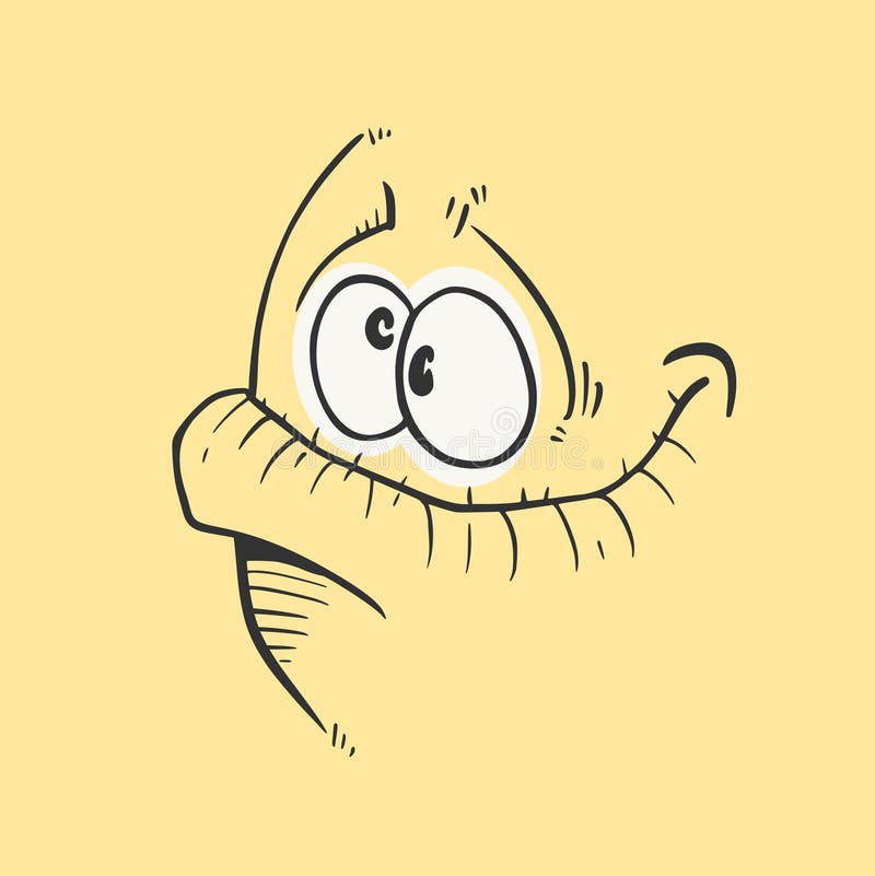 Crazy face looking stock vector. Illustration of comedy - 298422921