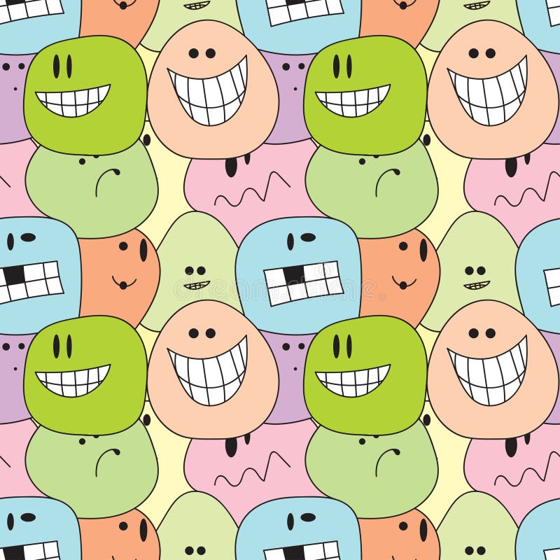 Crazy faces stock vector. Illustration of faces, symbol - 73785317