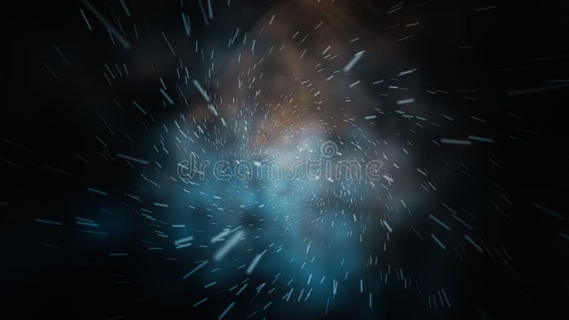 Crazy Fast Flight in Hyperspace of Space among Nebulae and Stars with ...