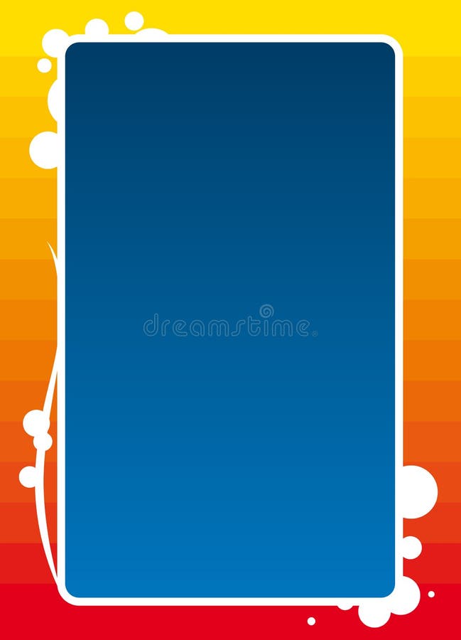 Crazy frame stock vector. Illustration of blue, warm, background - 3031281
