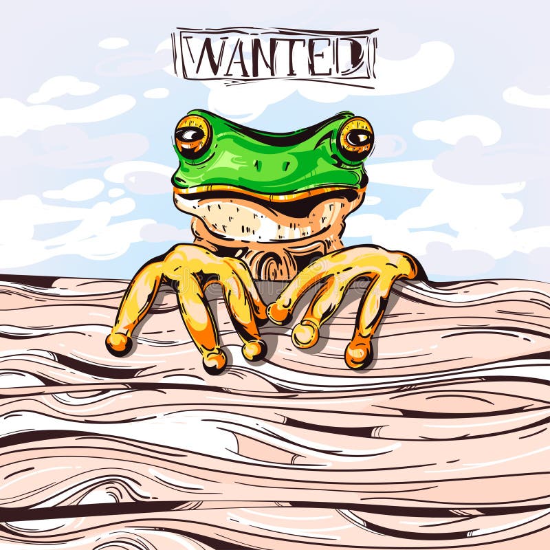 Crazy Frog. Vector Illustration Stock Vector - Illustration of ...
