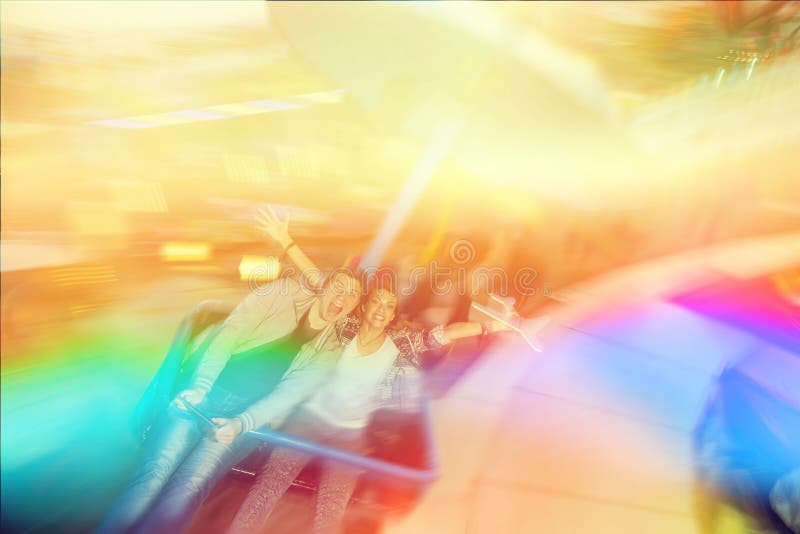 Crazy fun stock image. Image of colorful, beautiful, carousel - 54580481