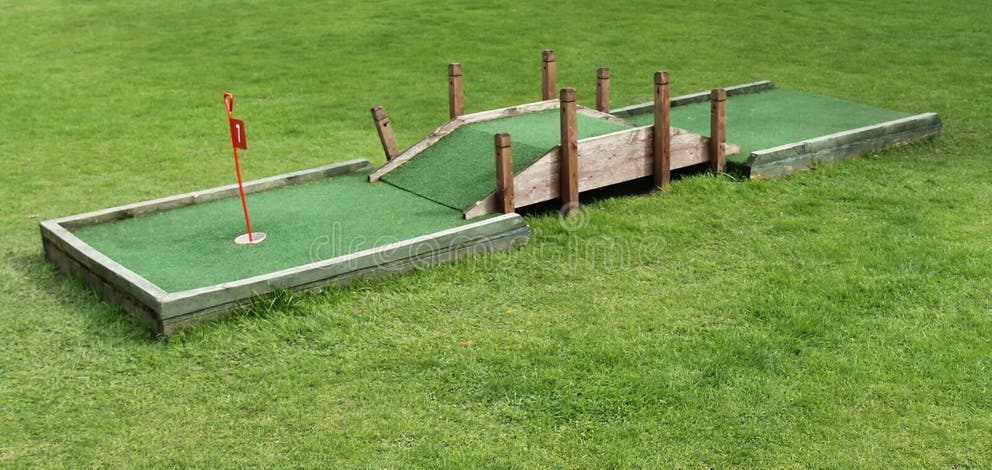 Crazy Golf Course. stock image. Image of crazy, putt - 77866711