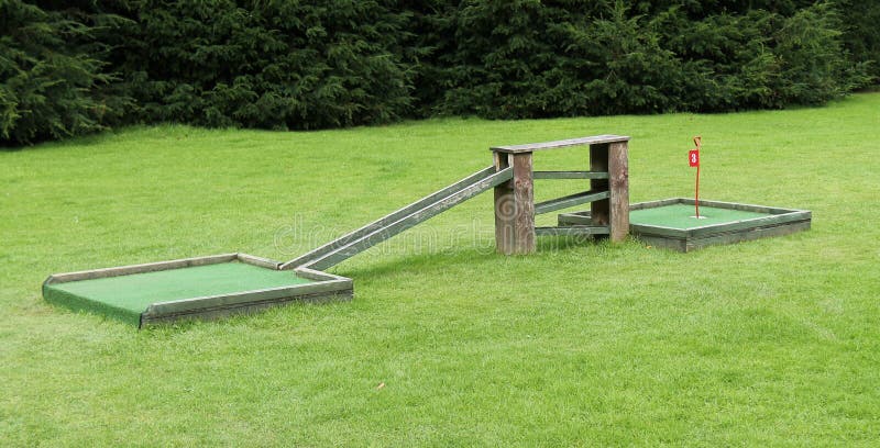 Crazy Golf Course. stock image. Image of golf, leisure - 59818975