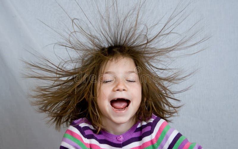 Funny Hair Static Static Hair Stock Illustrations – 207 Static Hair