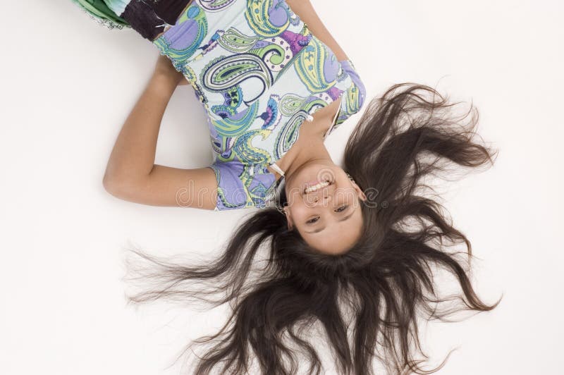 Crazy Hair stock image. Image of floor, smiling, young - 447453