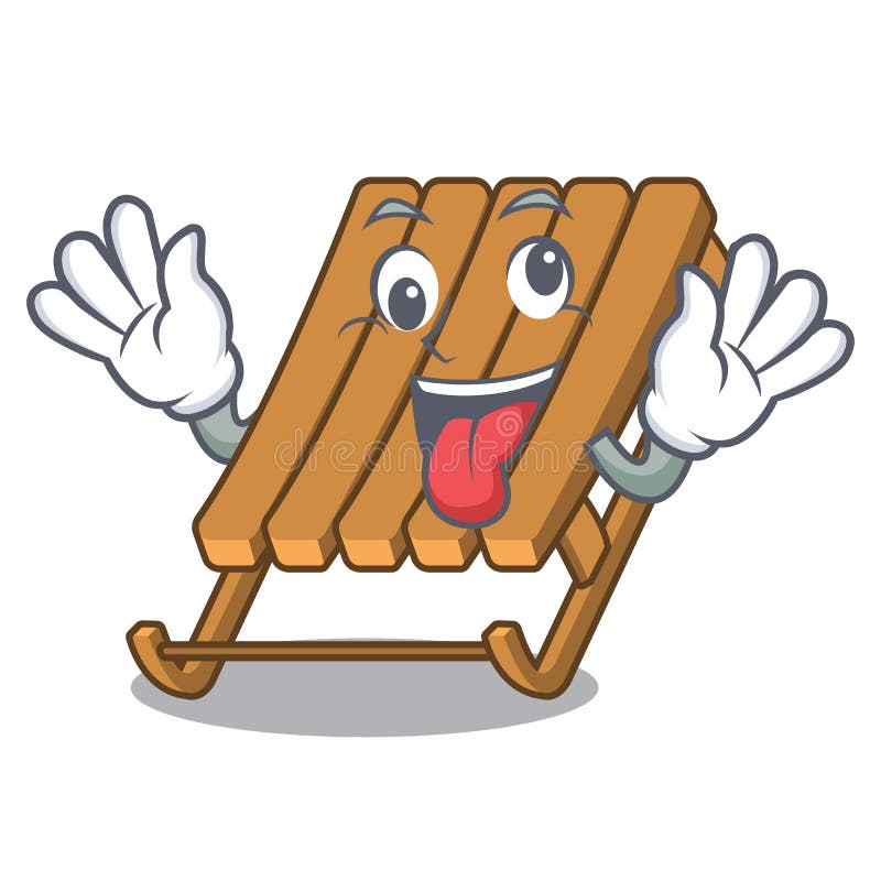 Crazy Ice Sled Isolated with the Character Stock Vector - Illustration ...