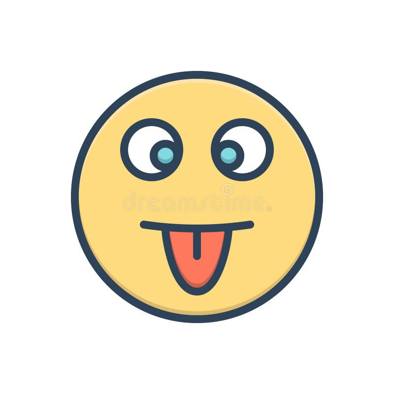 Color Illustration Icon for Crazy, Mad and Insane Stock Vector ...