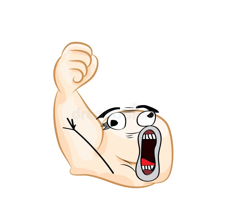 Biceps illustration stock illustration. Illustration of training - 32005988