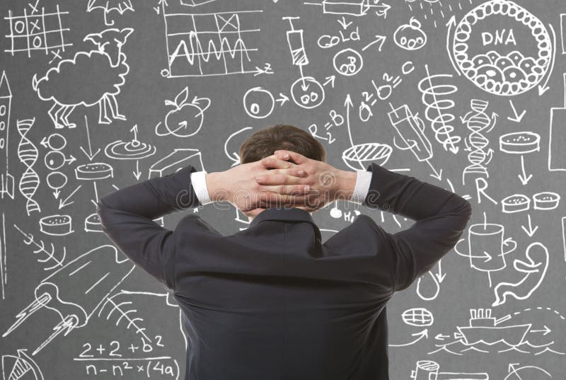 Crazy Inventor Stock Illustration - Image: 49114365