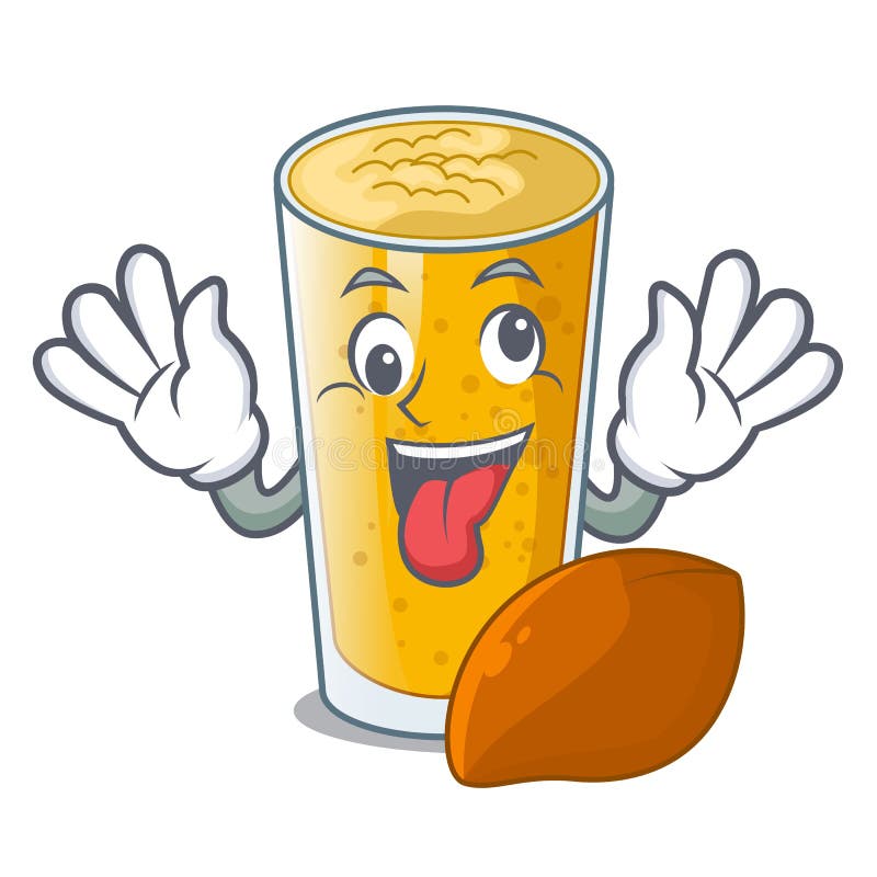 Crazy Lassi Mango in the Character Fridge Stock Vector - Illustration ...