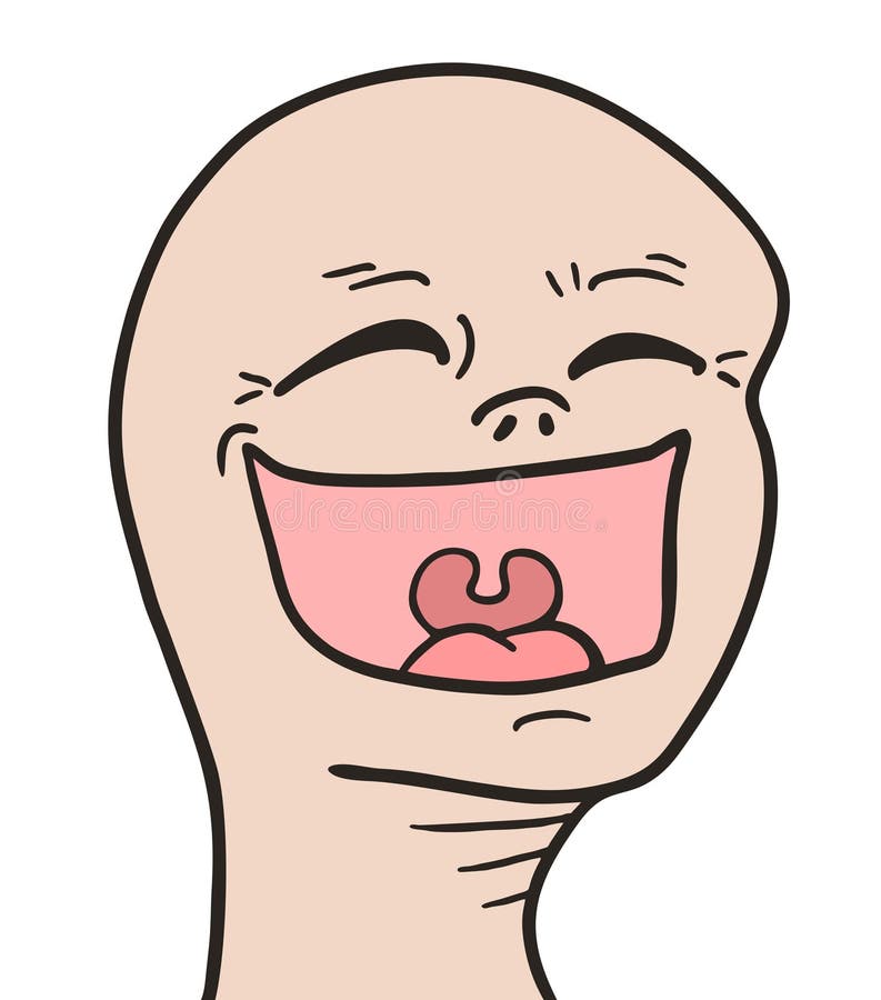 Crazy laugh stock vector. Illustration of laugh, short - 37351843