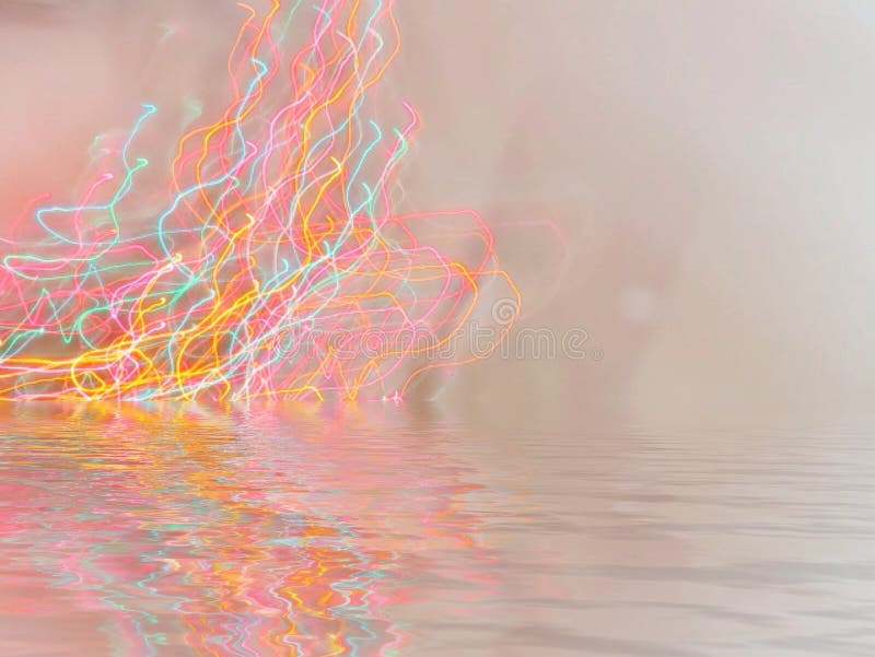 Crazy lights at Christmas stock photo. Image of water - 53294052