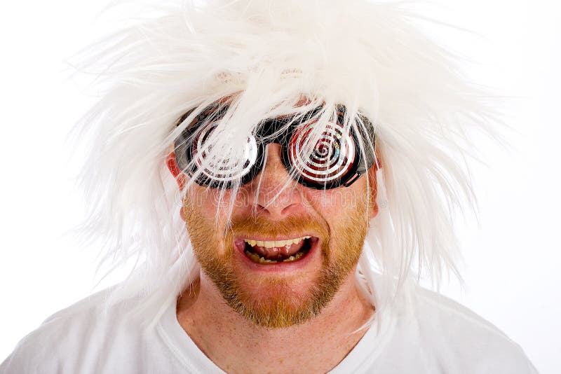 Crazy Man stock photo. Image of freak, stress, swirl - 20933154