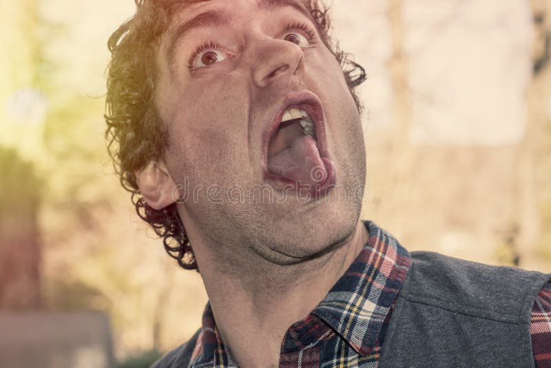 Crazy Man stock photo. Image of locked, danger, faces - 54092302