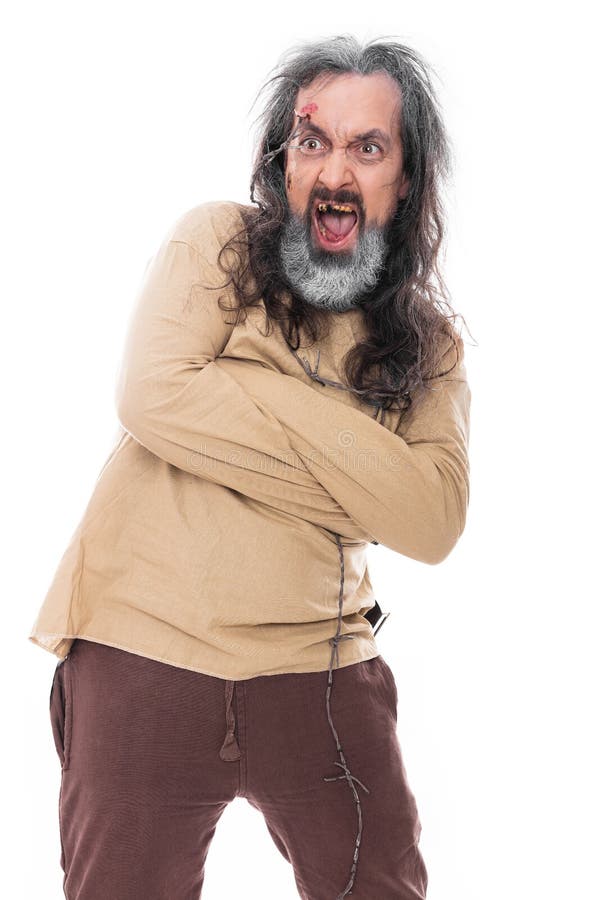 Crazy Man with Straitjacket Stock Image - Image of hospitalized ...