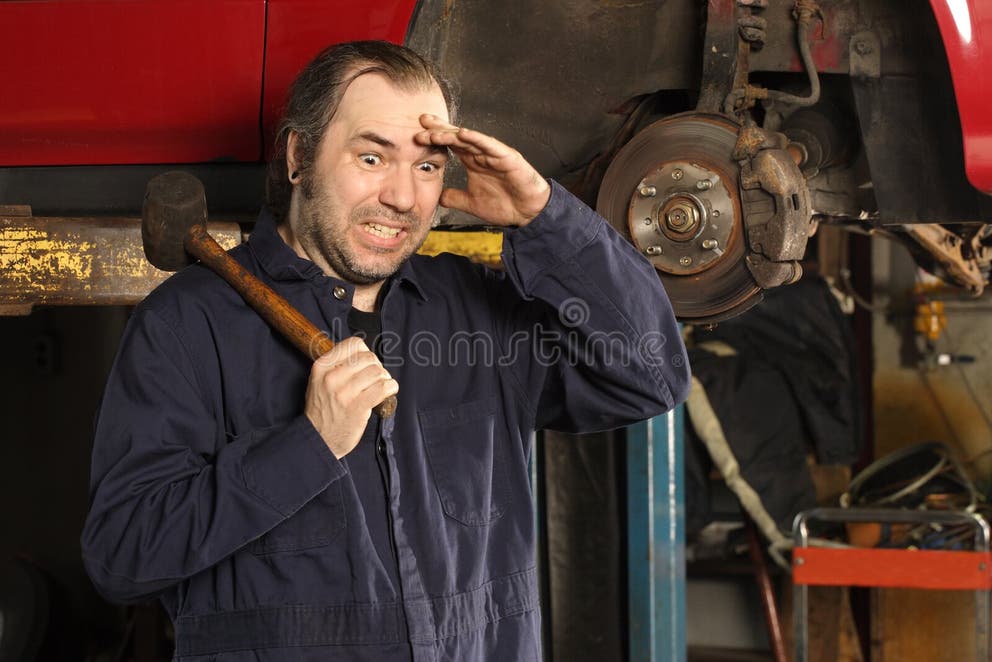 429 Confused Man Mechanic Stock Photos - Free & Royalty-Free Stock ...