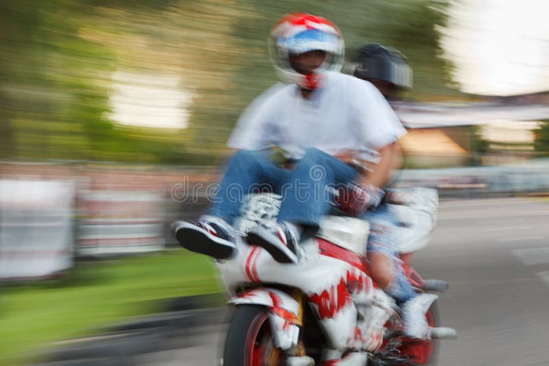 Crazy motorbike driver stock photo. Image of excitement - 15573564