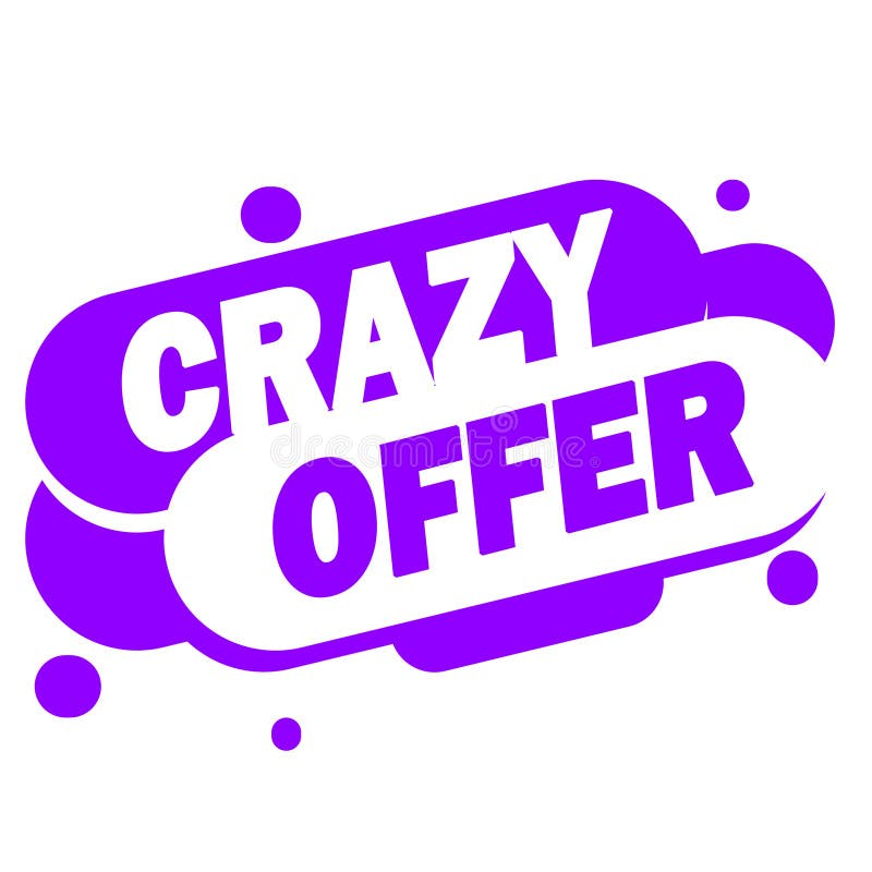 Crazy Promotions Stock Illustrations – 164 Crazy Promotions Stock ...